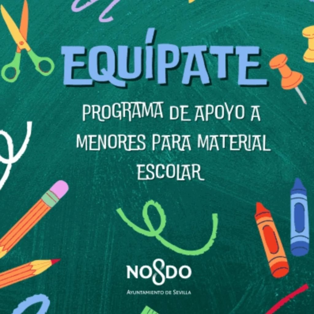 EQUÍPATE: Programa Apoyo a Menores para Material Escolar